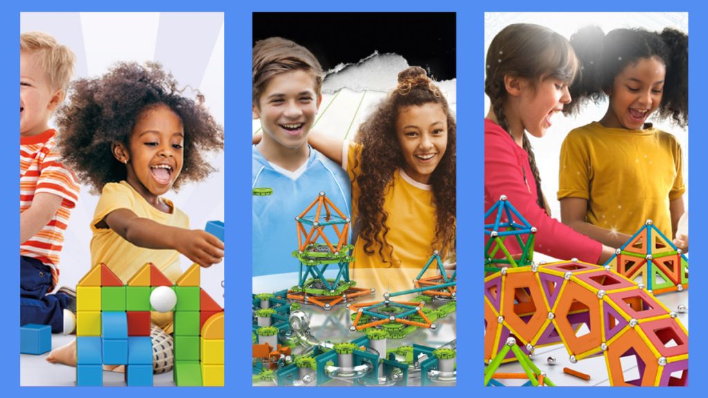Jeux de construction magnétique : Playmags, Pixio et Geomag